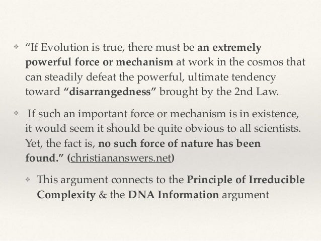 My Three Main Scientific Arguments Against Evolution