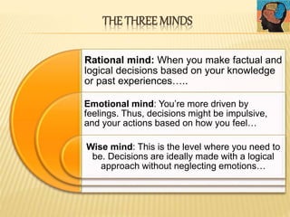 The three minds | PPTX