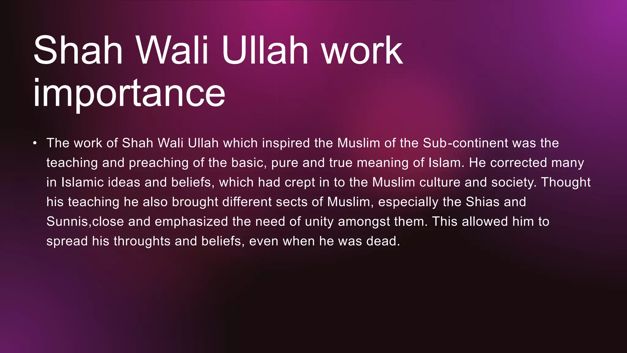 The three muslim reformer | PPTX