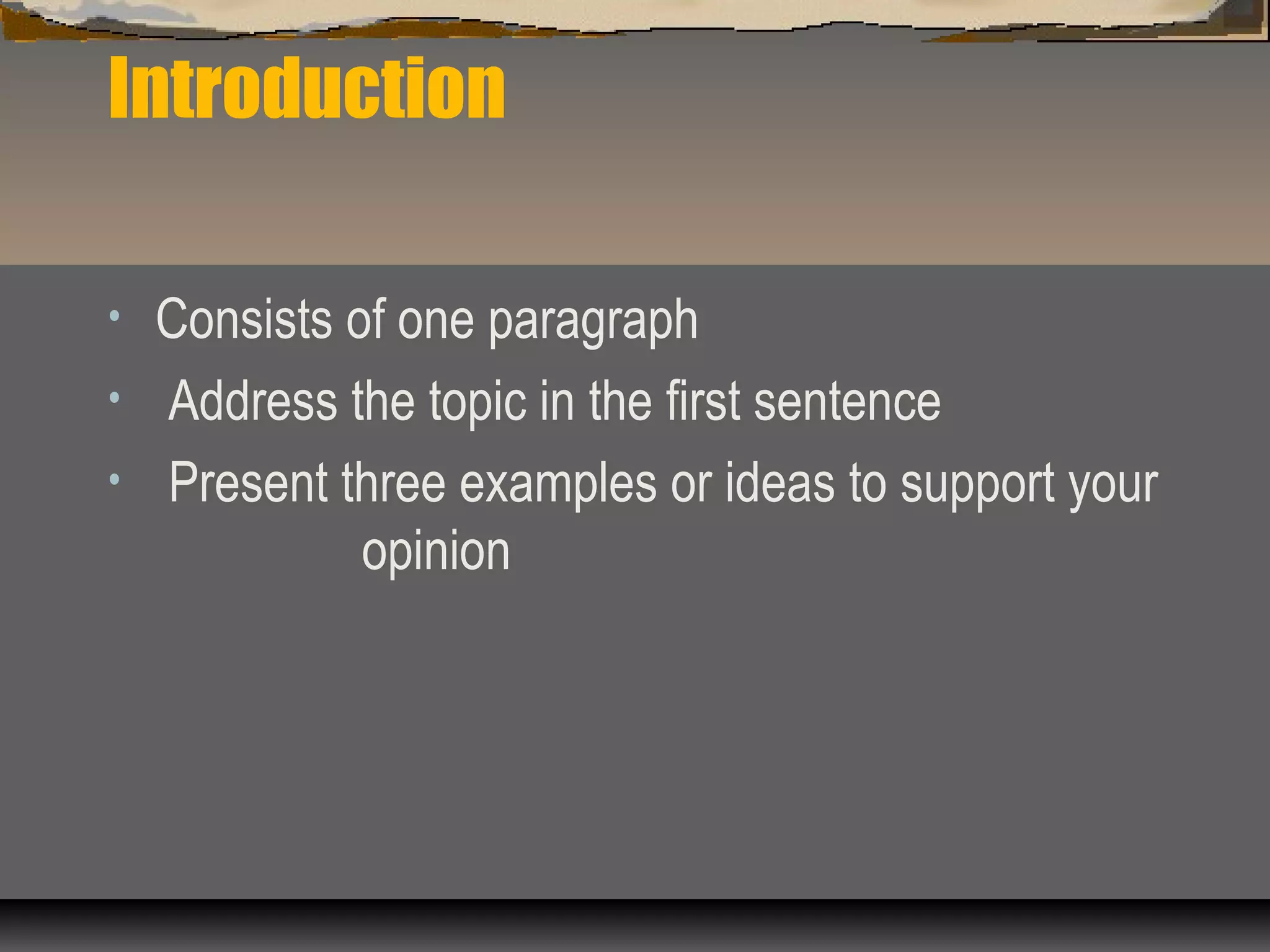 The three parts_of_an_essay | PPT | Free Download