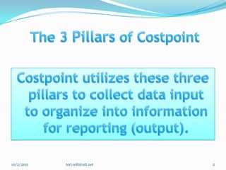 Deltek Costpoint Pillars | PPTX | Business Accounting & Finance | Business