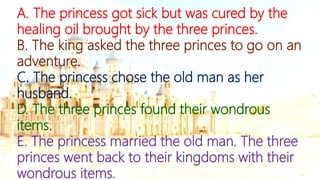 The Three Princes (lesson) | PPTX