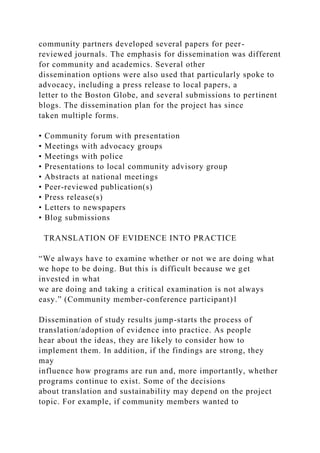 The three qualitative evaluation methods identified by McDavid & H.docx