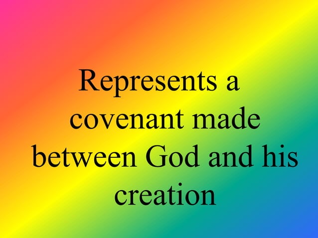 The three rainbows in the bible | PPT