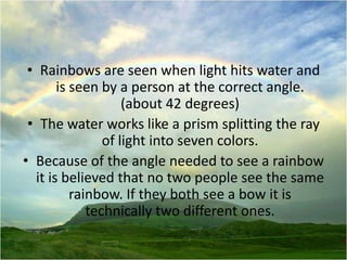 The three rainbows in the bible | PPTX