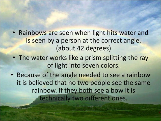The three rainbows in the bible | PPT