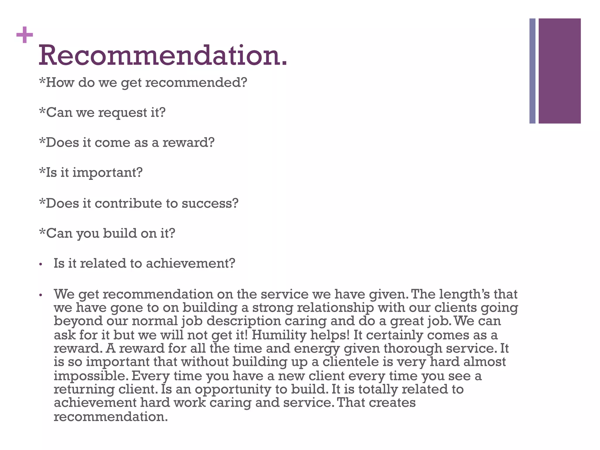 The three rs for success | PPT