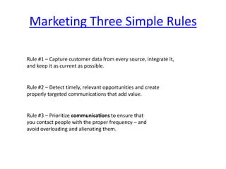 The three simple rules everywhere | PPTX