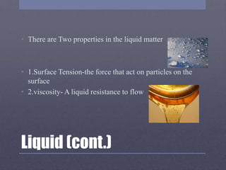 The three states of matter | PPTX | Chemistry | Science