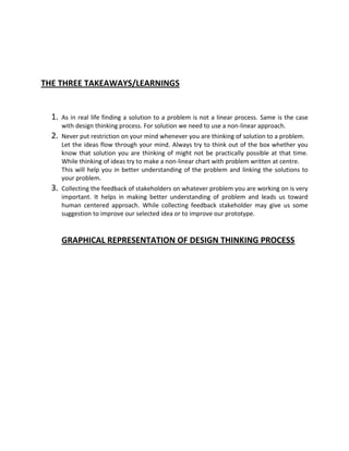 The three takeaways | PDF | Education