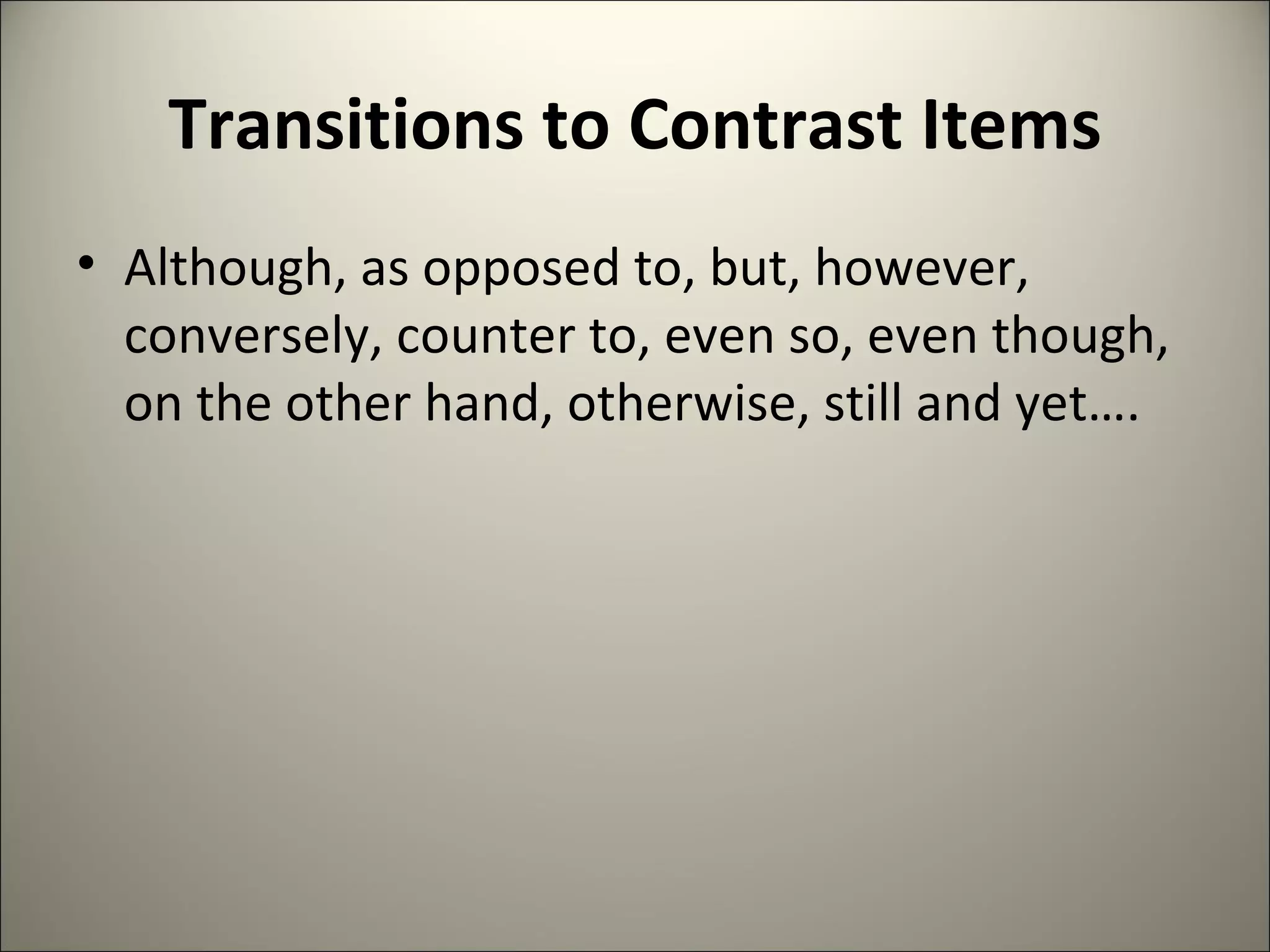The Three Transition Types | PPT