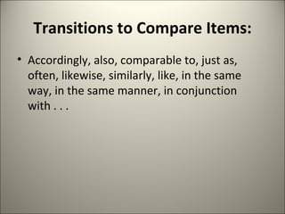 The Three Transition Types | PPT