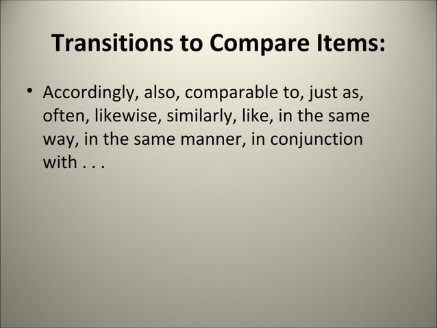 The Three Transition Types | PPT