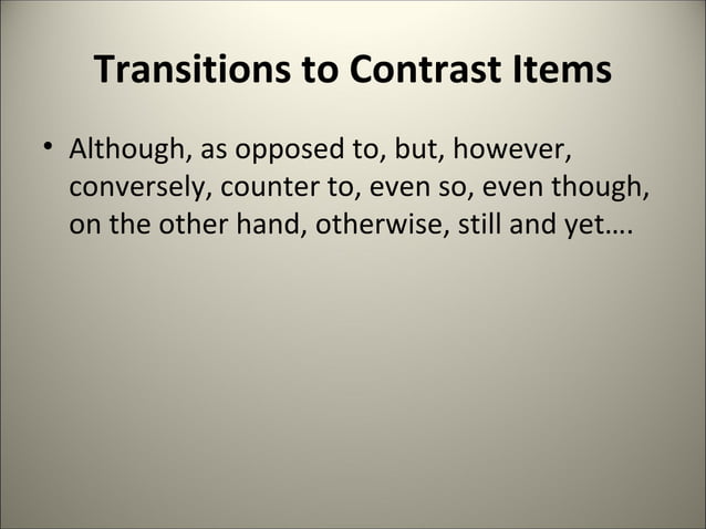 The Three Transition Types | PPT