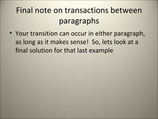 The Three Transition Types | PPT