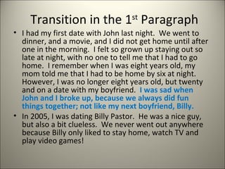 The Three Transition Types | PPT