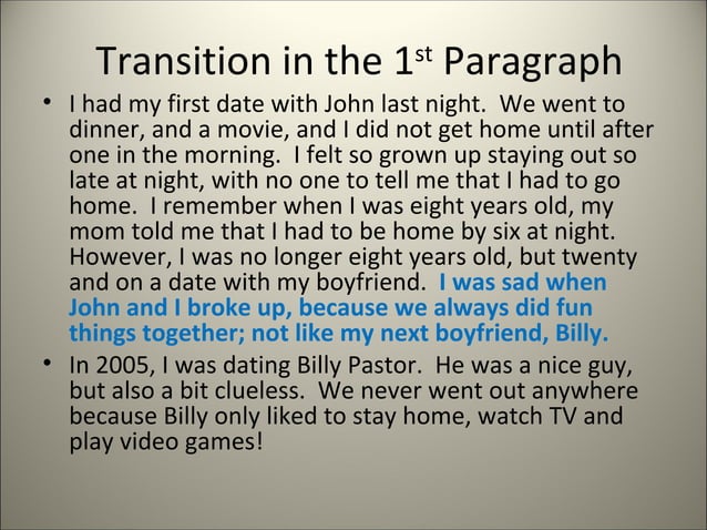 The Three Transition Types | PPT