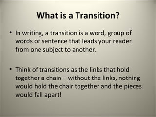 The Three Transition Types | PPT | Free Download