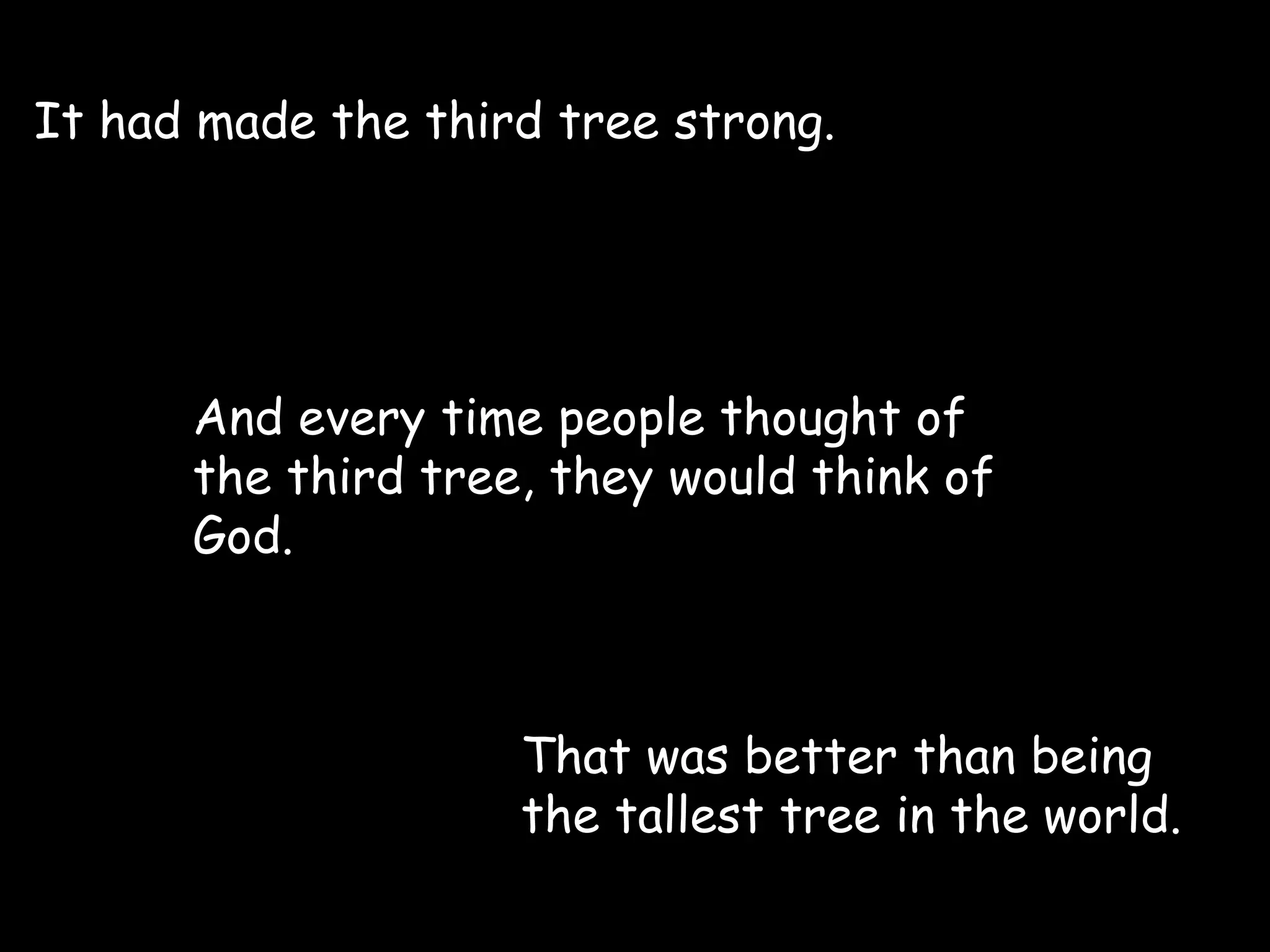 The Three Trees | PPSX