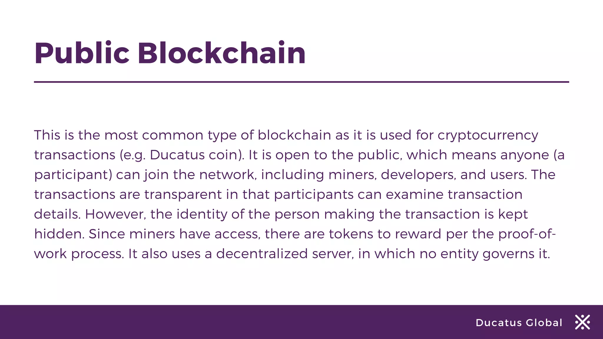 The Three Types of Blockchains | PPT