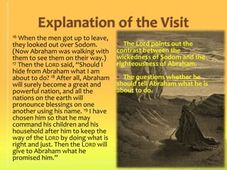The Three Visitors - Genesis 18 | PPTX