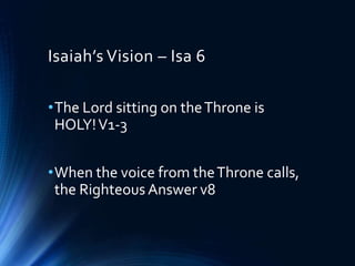 The Throne of God | PPTX