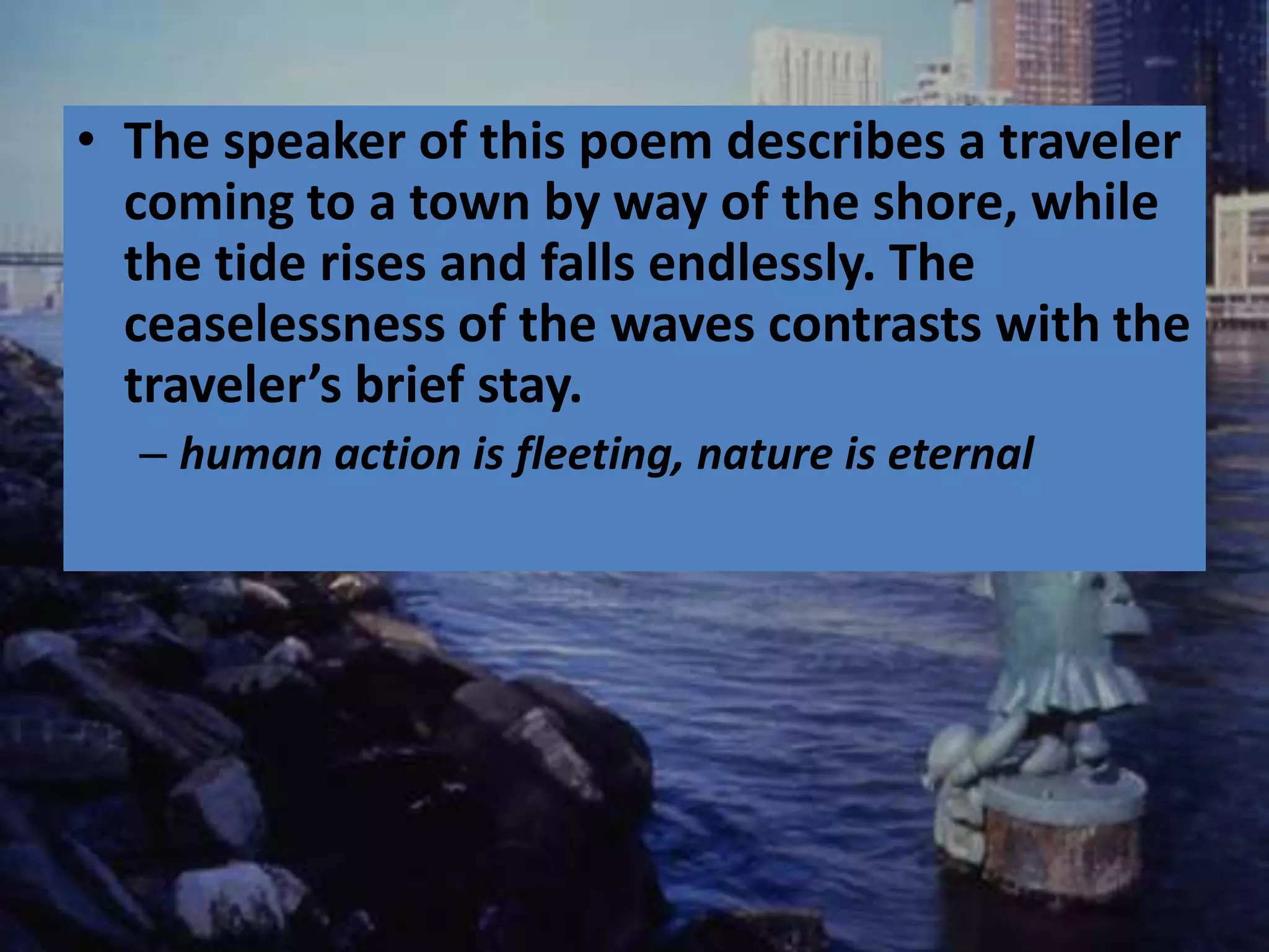 The Tide Rises, the Tide Falls | PPTX