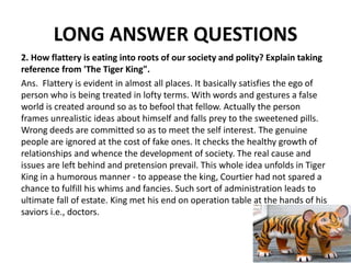 The tiger king | PPTX