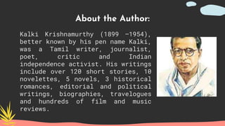 THE TIGER KING Vistas English literature | PPTX