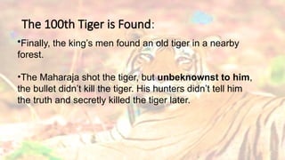The Tiger King class 12 vistas English PPT | PPTX