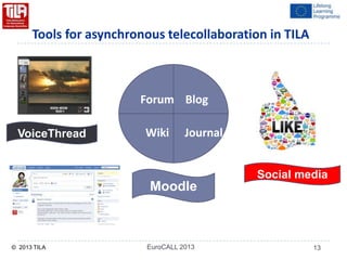 TILA: Telecollaboration for Intercultural Language Acquisition | PPT