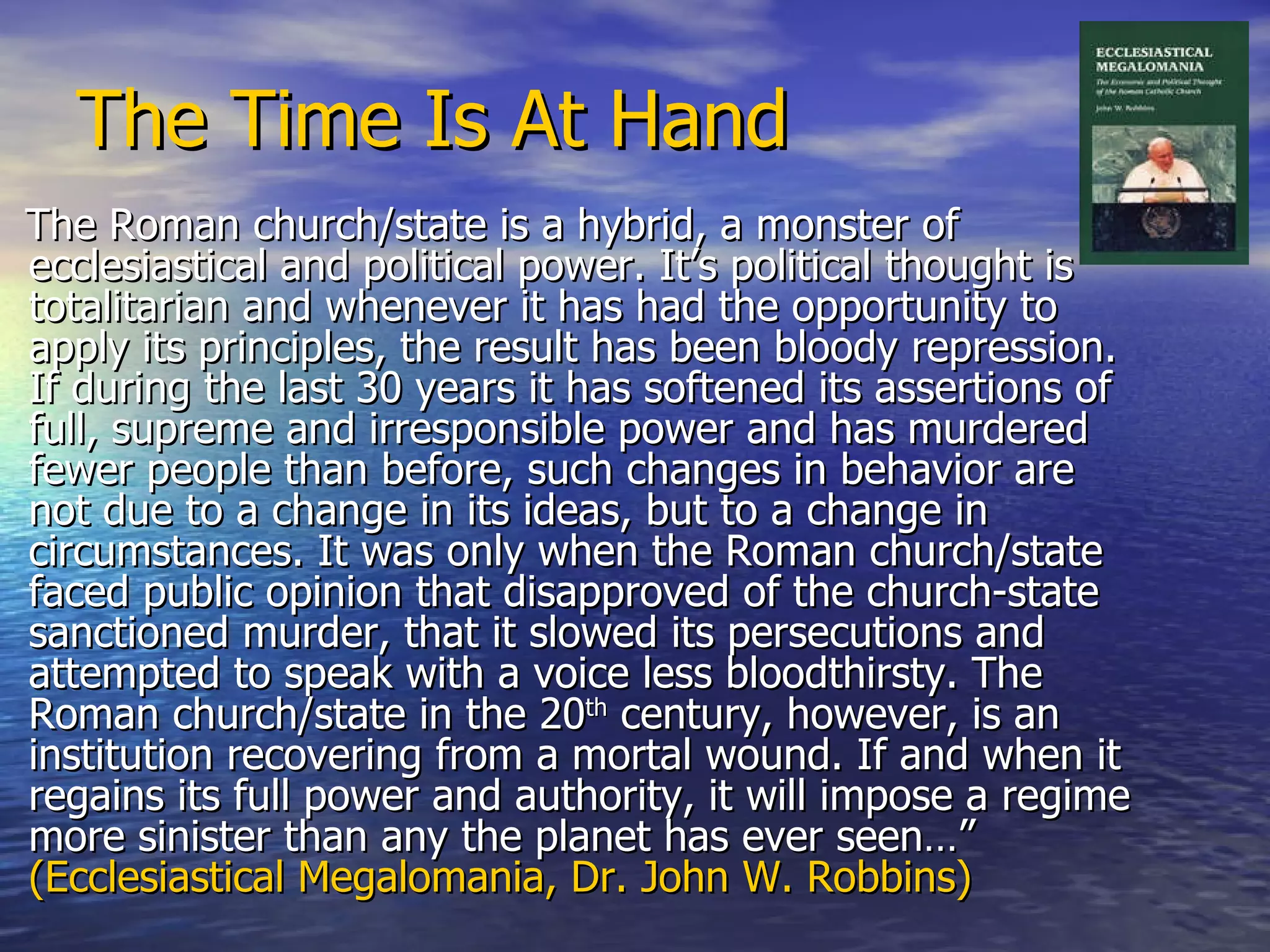 The time is_at_hand[1] | PPT