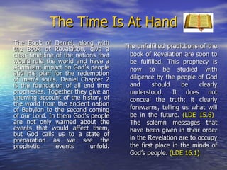 The time is_at_hand[1] | PPT
