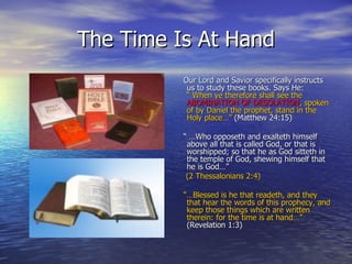 The time is_at_hand[1] | PPT