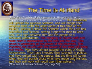 The time is_at_hand[1] | PPT