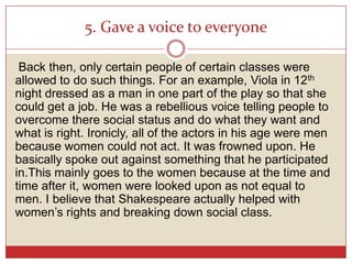 The timeless idea that is shakespeare | PPTX