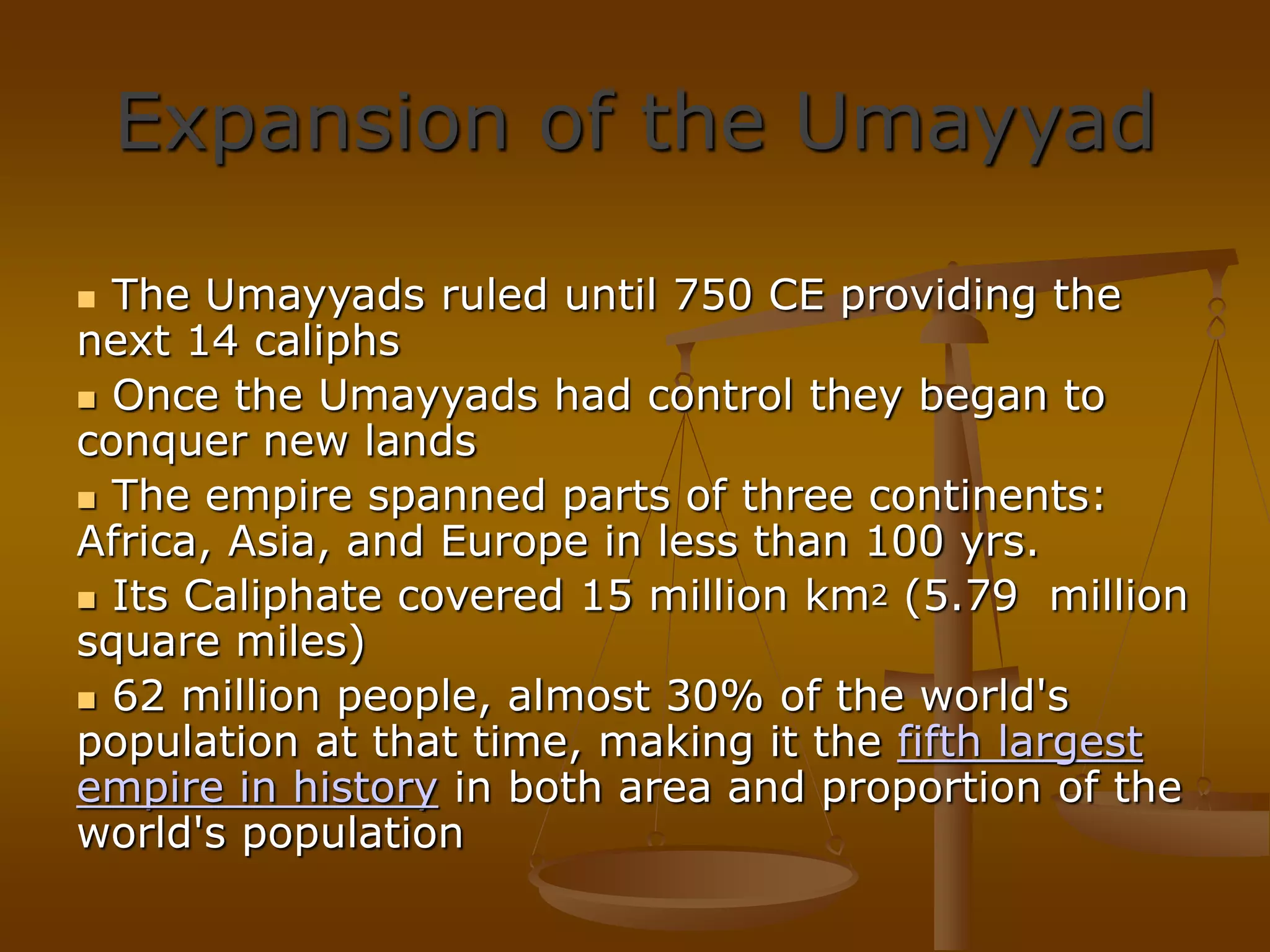The timeline of Caliphate in History | PPT