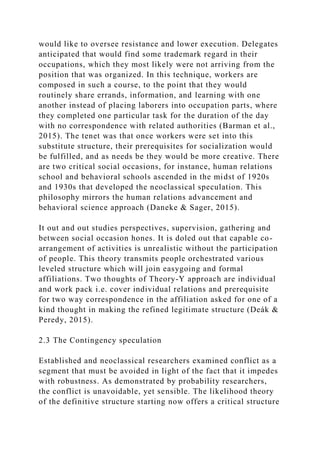 The Timeline of development of Management Theories and the.docx