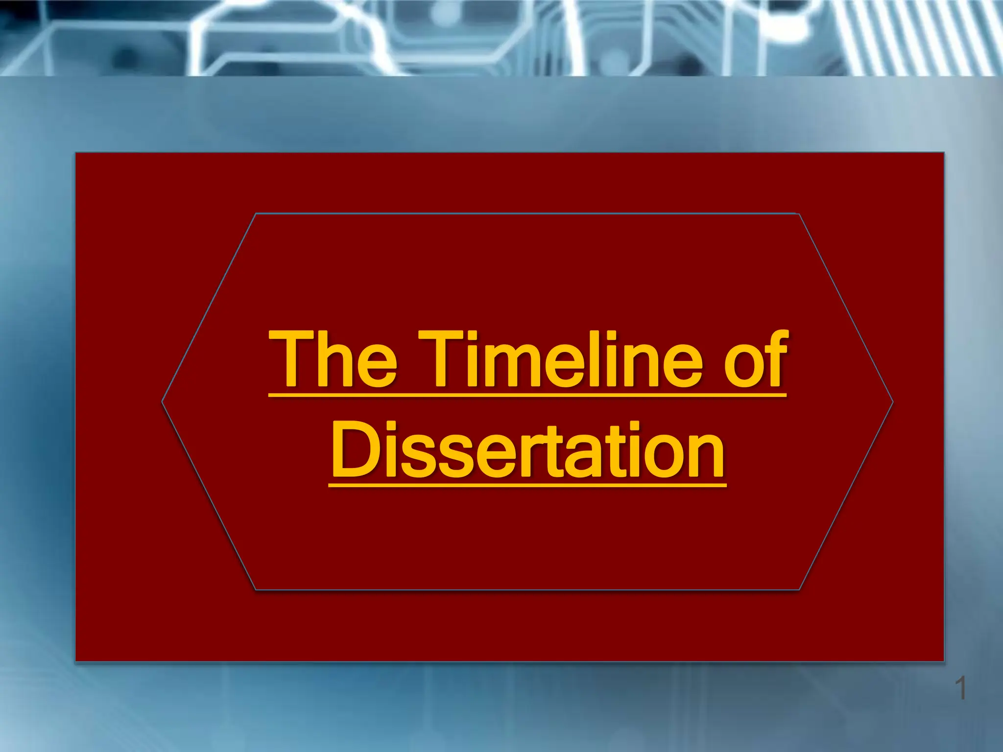 The Timeline of Dissertation for power system | PPTX
