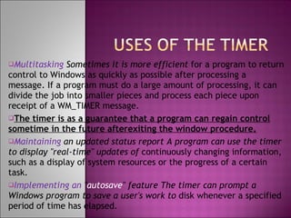 The Timer | PPT | Programming Languages | Computing