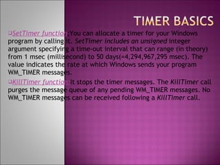 The Timer | PPT | Programming Languages | Computing