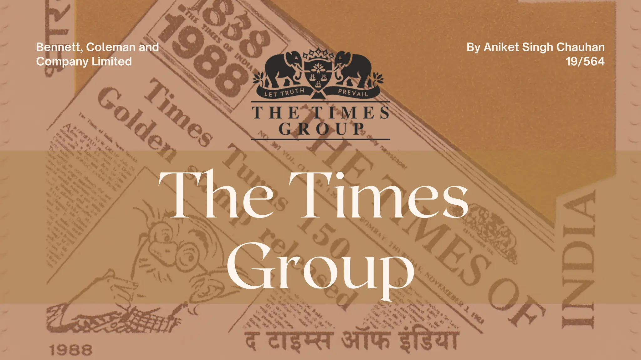 The Times Group of India (Bennett, Coleman and Co Ltd) | PDF