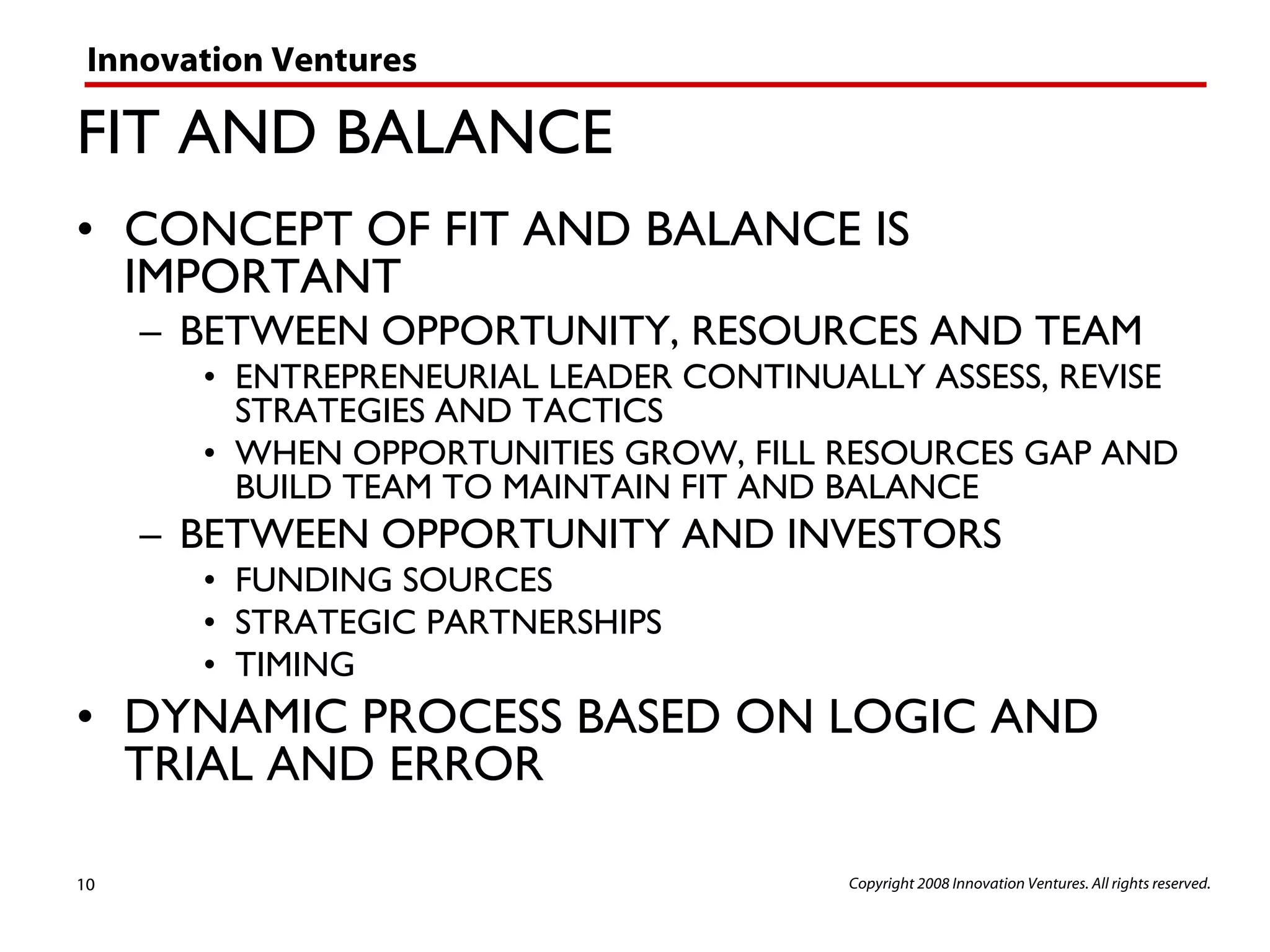 The Timmons Model Of The Entrepreneurial Process | PDF