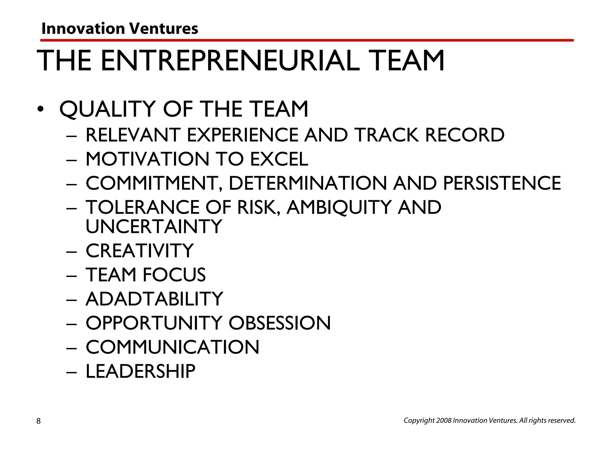 The Timmons Model Of The Entrepreneurial Process | PDF