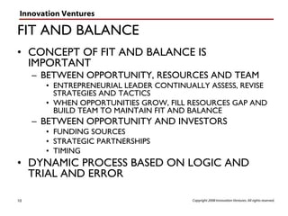 The Timmons Model Of The Entrepreneurial Process | PDF