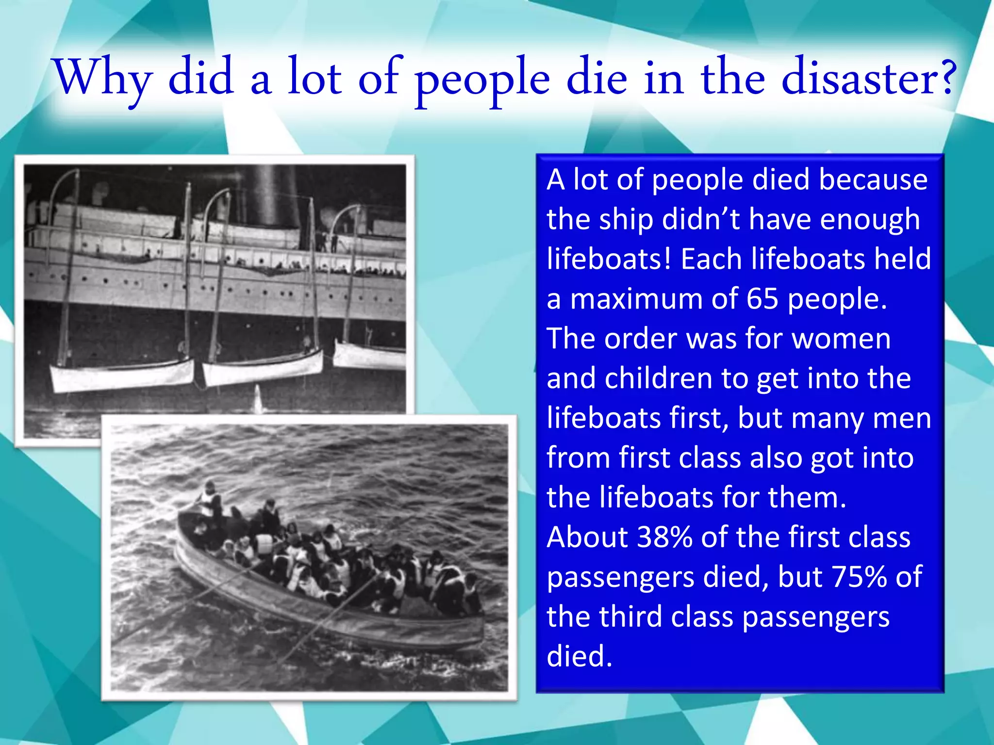 The titanic disaster | PPTX