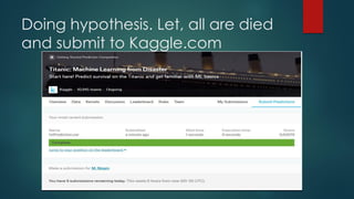 The Titanic - machine learning from disaster | PDF