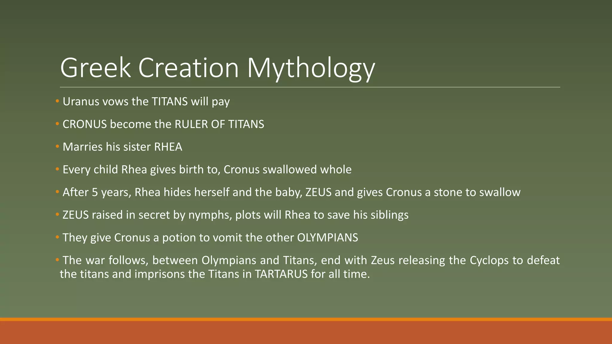 The titans and the twelve olympians | PPTX