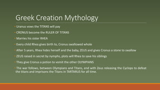 The titans and the twelve olympians | PPTX