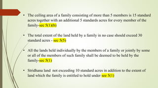 The TN Land Reforms (Fixation of Ceiling on land) Act, 1961.pptx